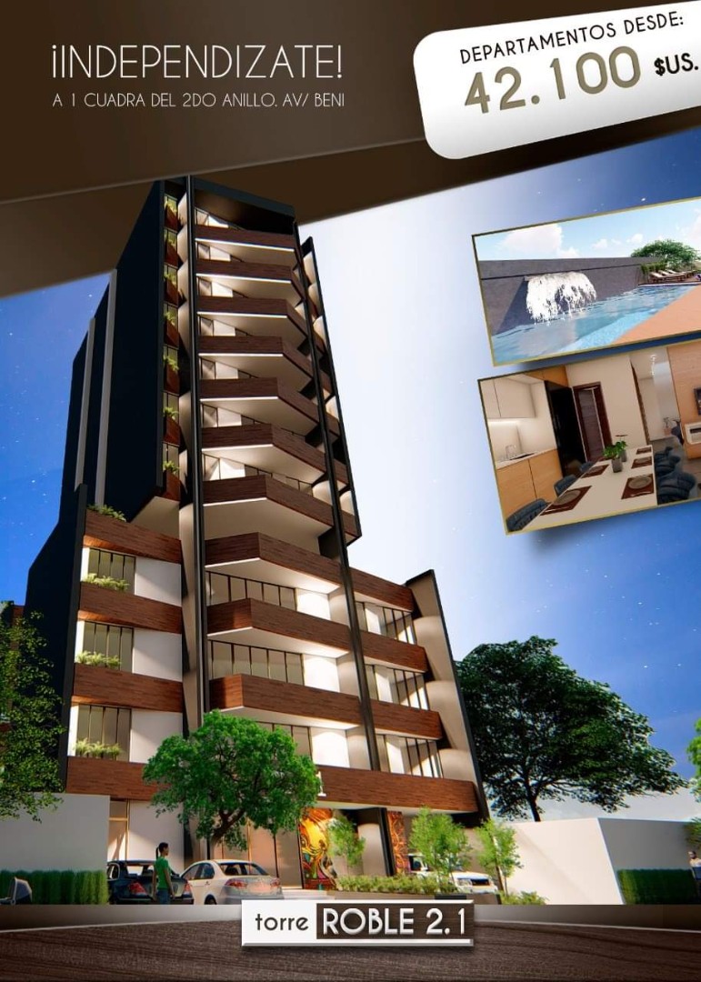 Av. Beni, 2do Anillo - Torre Roble - CONDOMINIO | UltraCasas.com $us ...