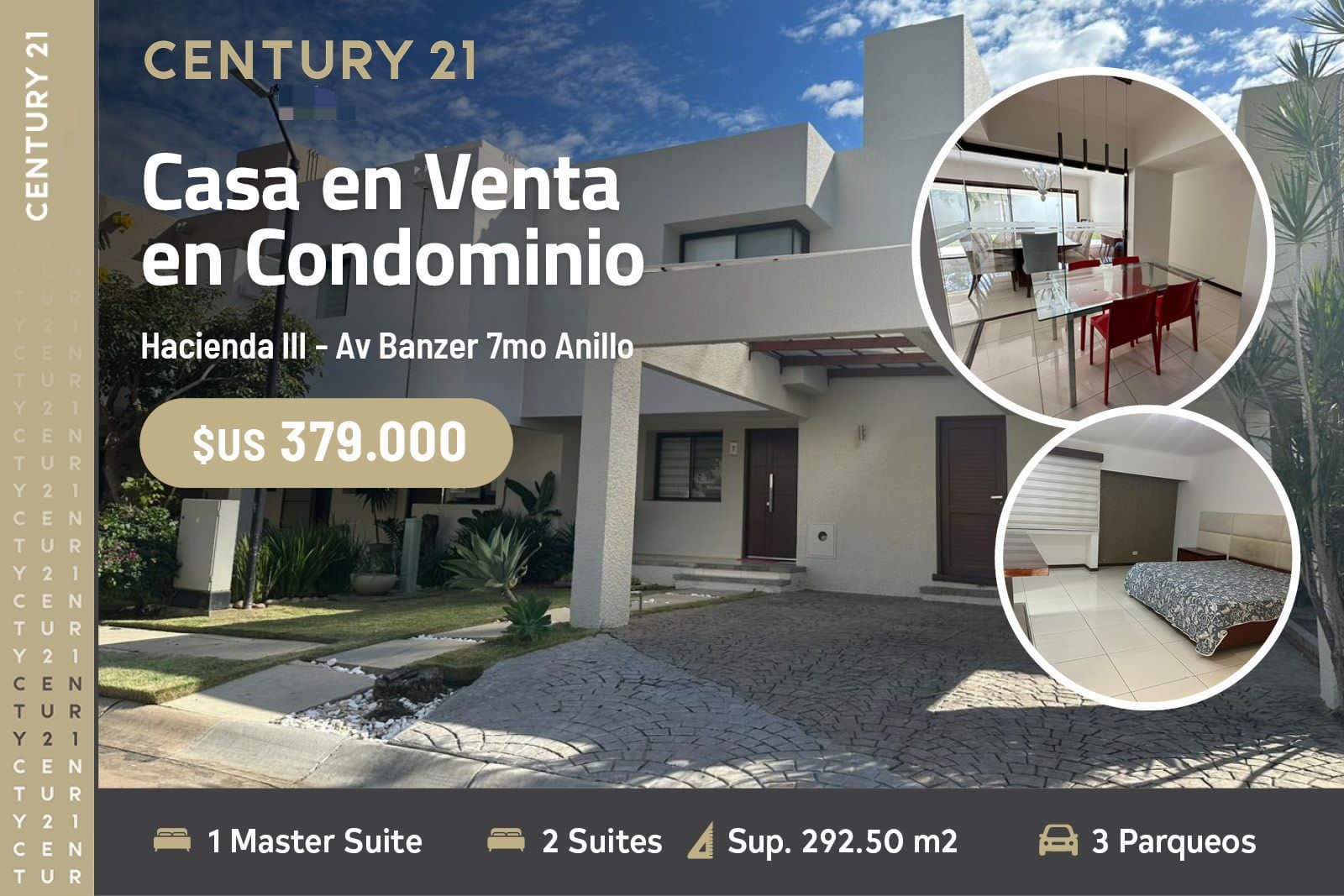 CONDOMINIO LA HACIENDA 3 ️ Excelente ubicación : Zona Norte, Avenida Banzer, Séptimo anillo ...